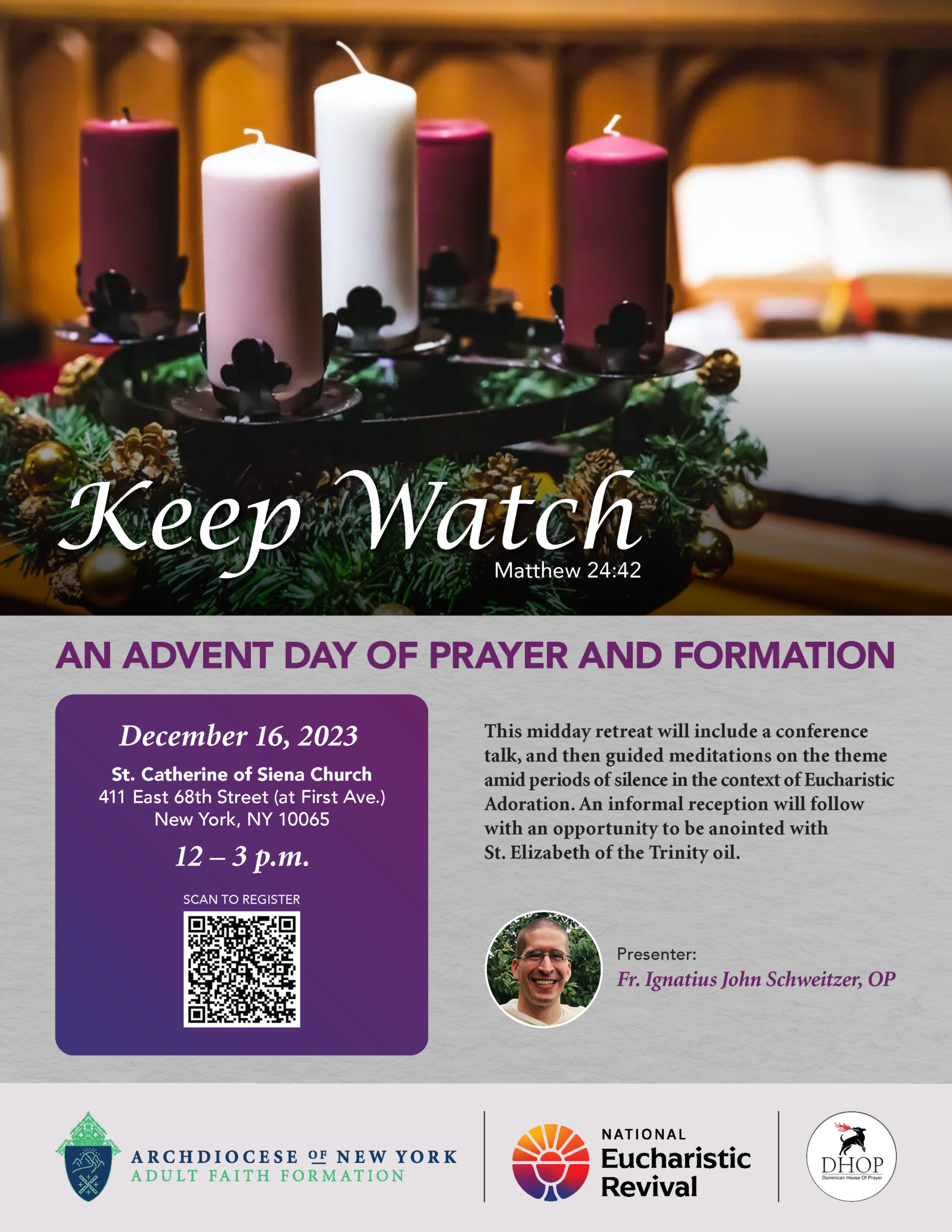 Keep Watch: An Advent Day of Prayer and Formation - Archdiocese of New York