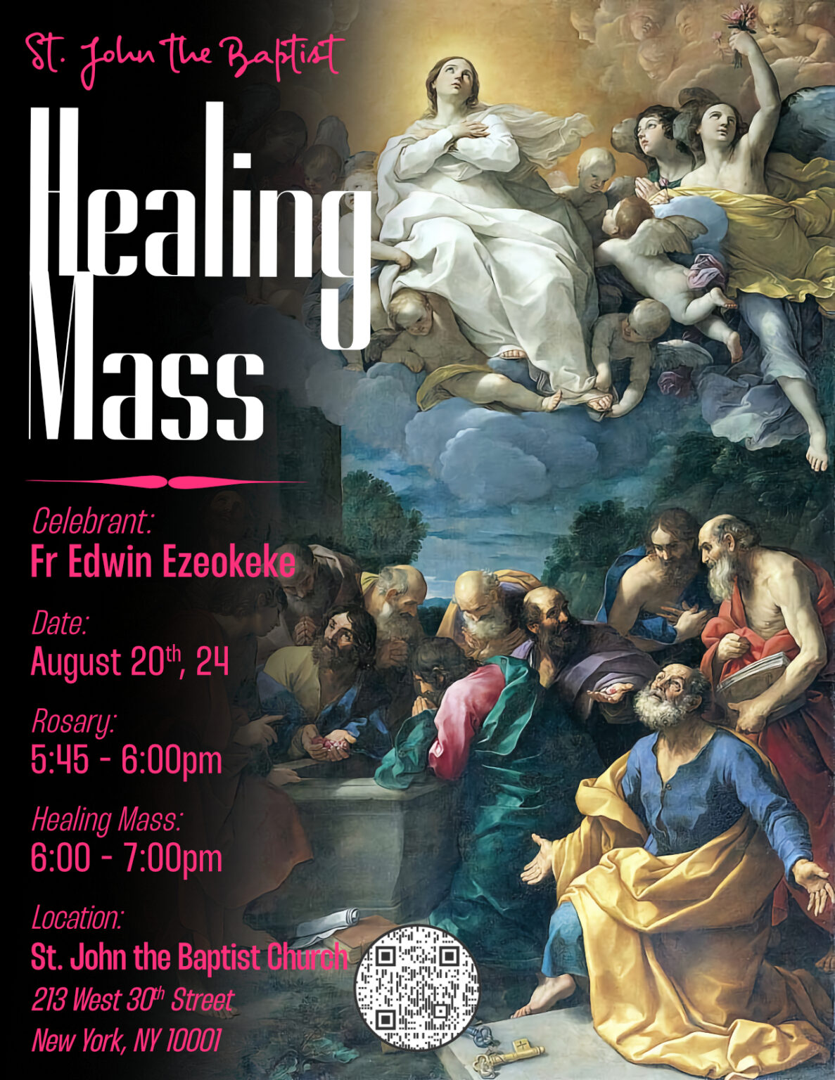 Christ-in-the-City - Charismatic Healing Mass at St. John the Baptist ...