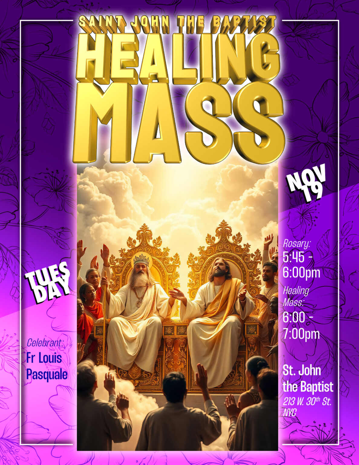Christ-in-the-City - Charismatic Healing Mass at St. John the Baptist ...