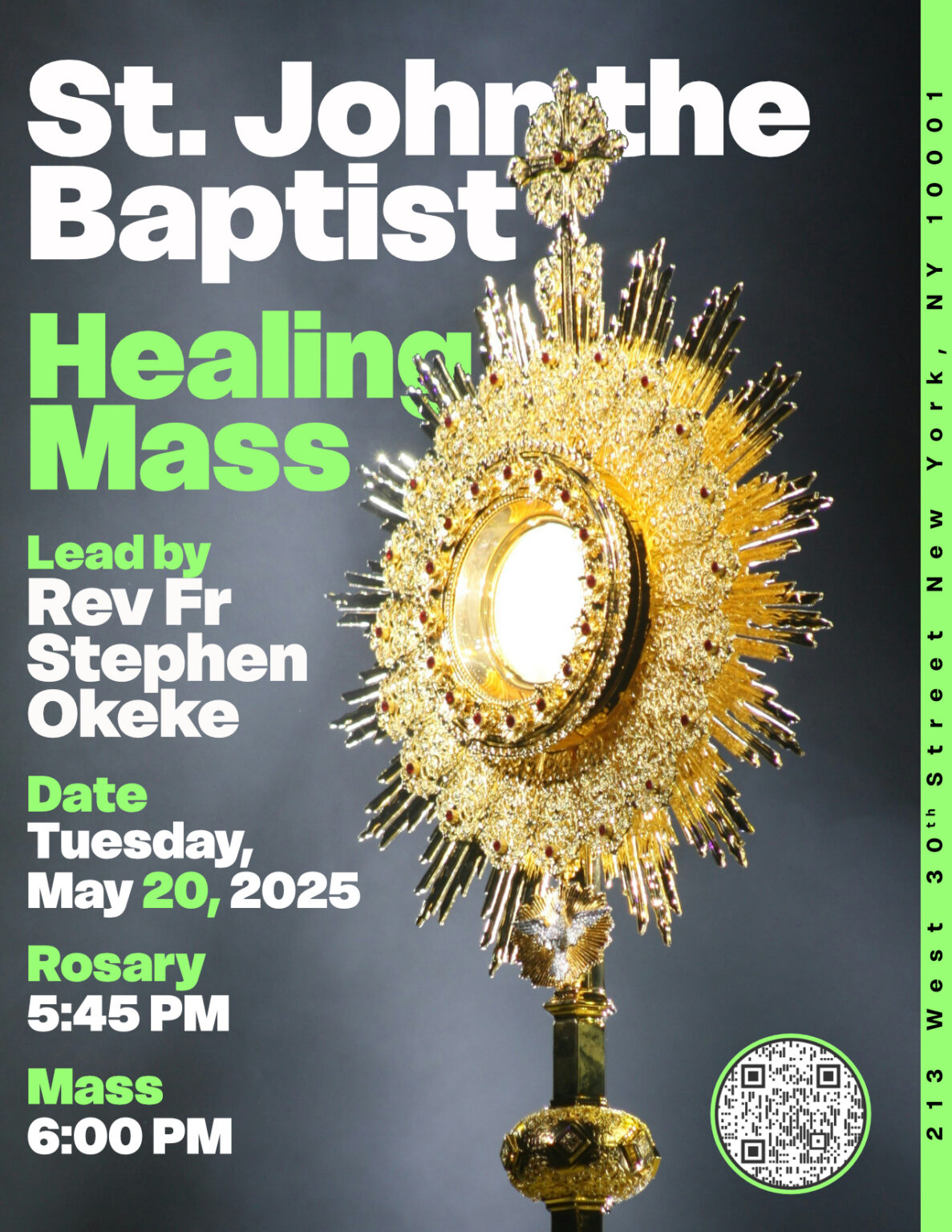 Christ-in-the-City - Charismatic Healing Mass at St. John the Baptist ...