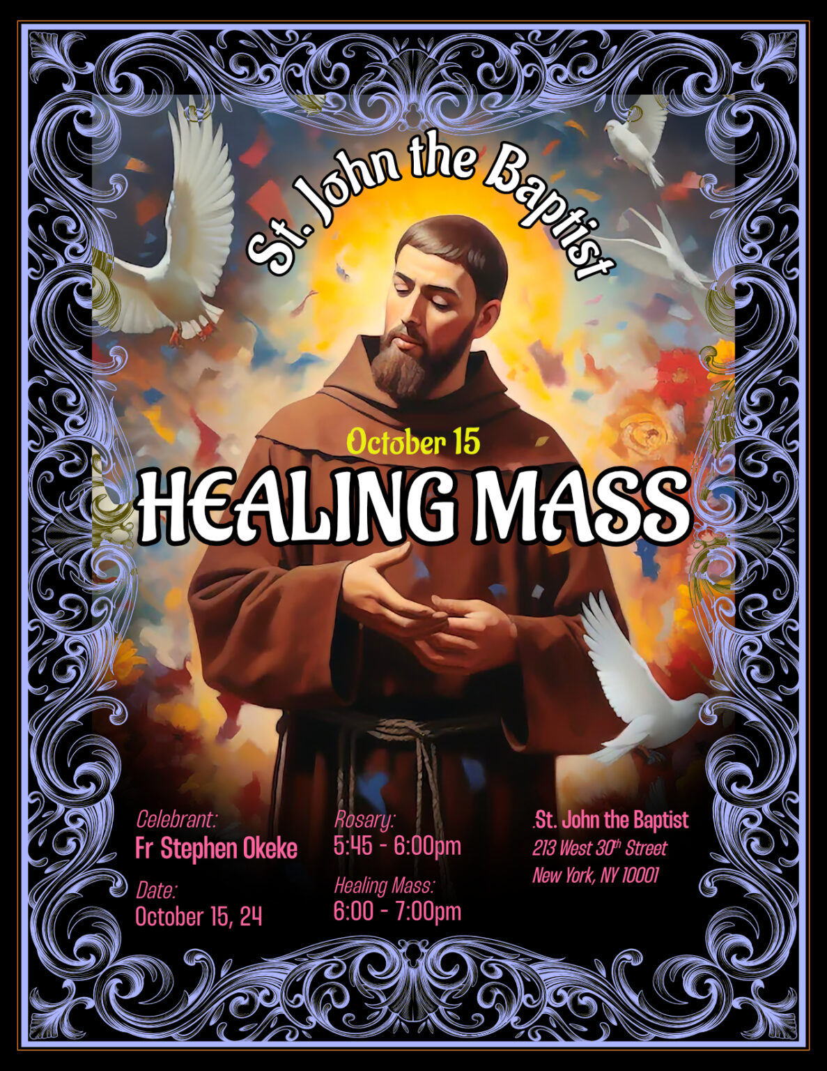 Christ-in-the-City - Charismatic Healing Mass at St. John the Baptist ...