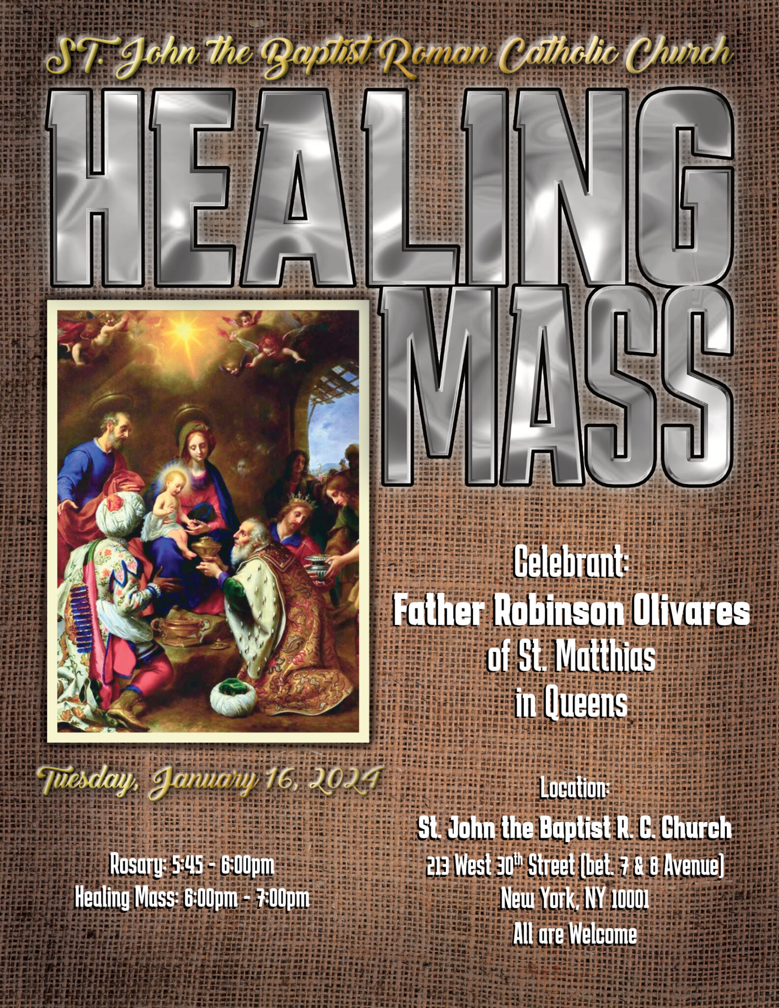 Christ in the City - Holy Cross-St. John's Parish - Charismatic Healing ...