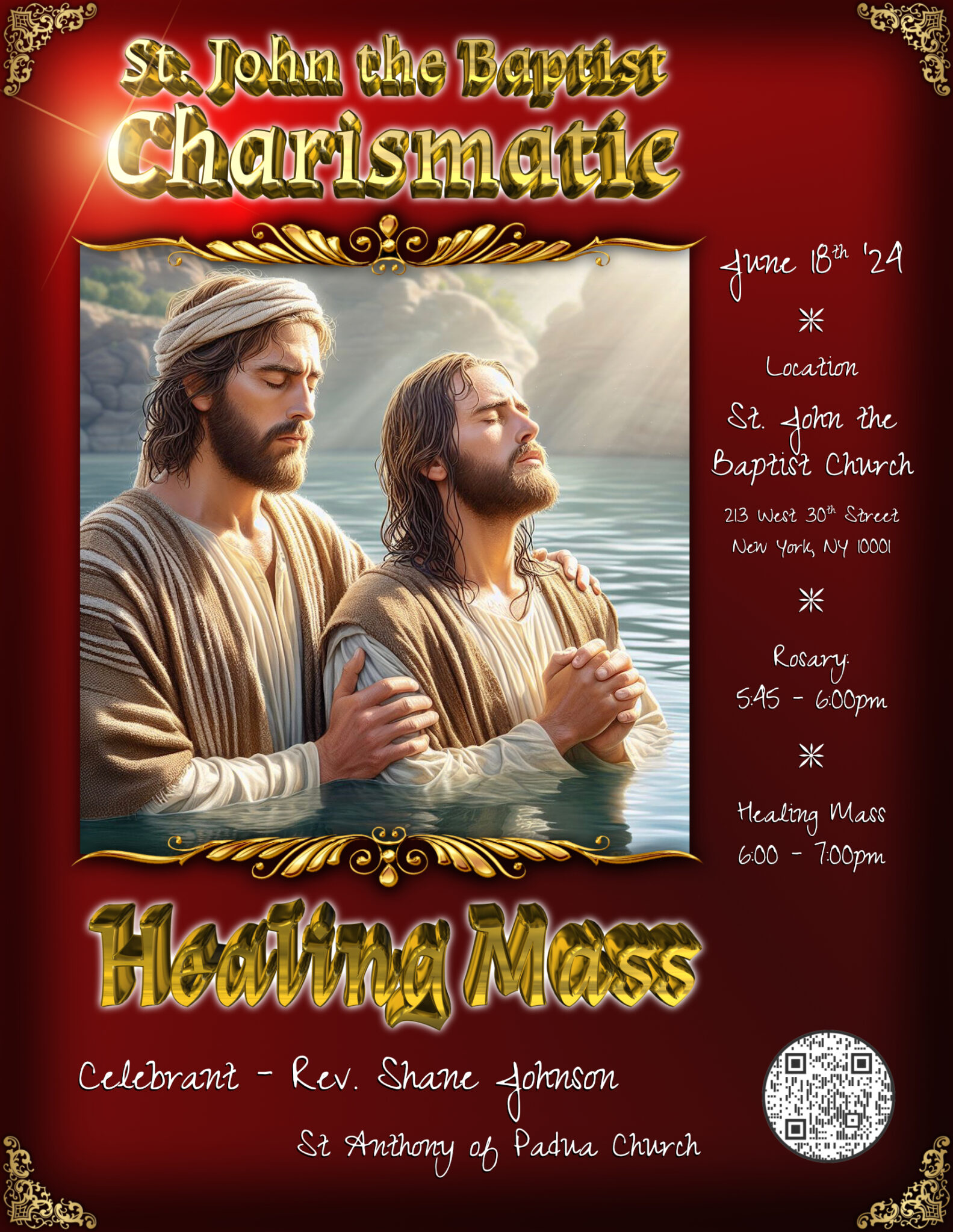 Christ-in-the-City - Charismatic Healing Mass at St. John the Baptist ...