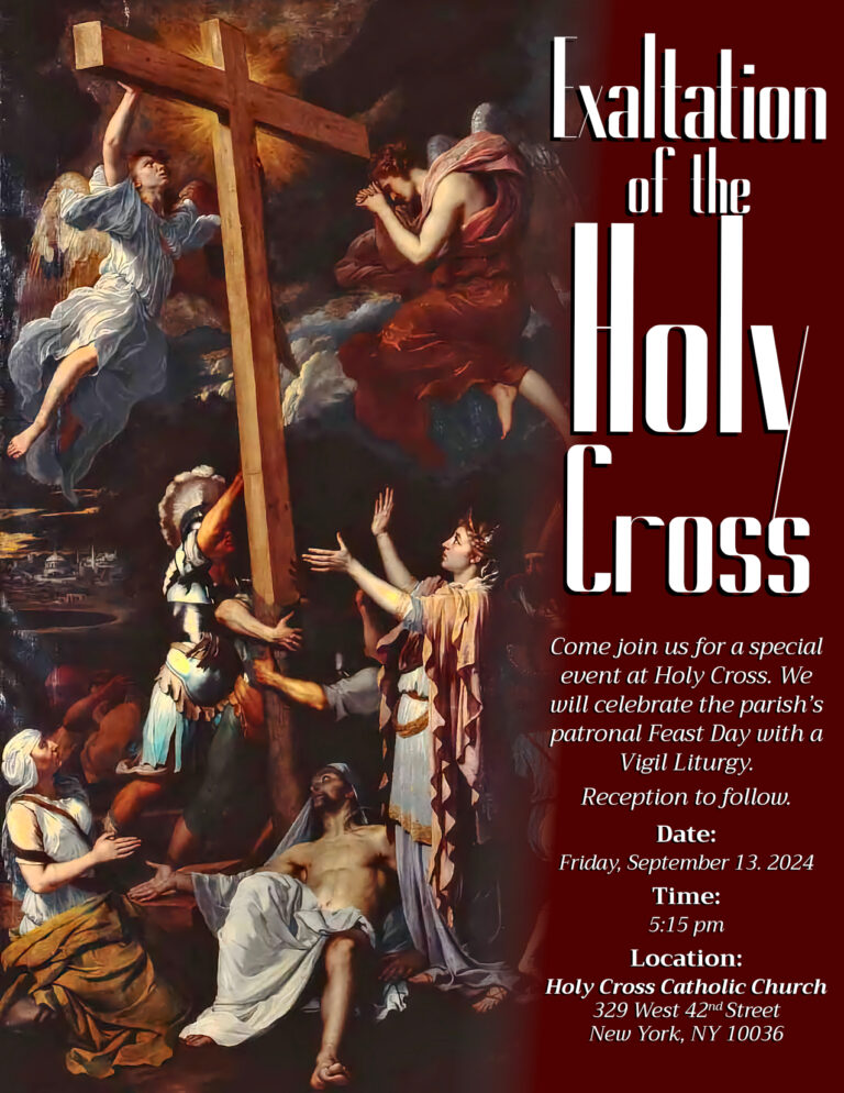 Christ-in-the-City - The Exaltation of the Holy Cross at Holy Cross ...