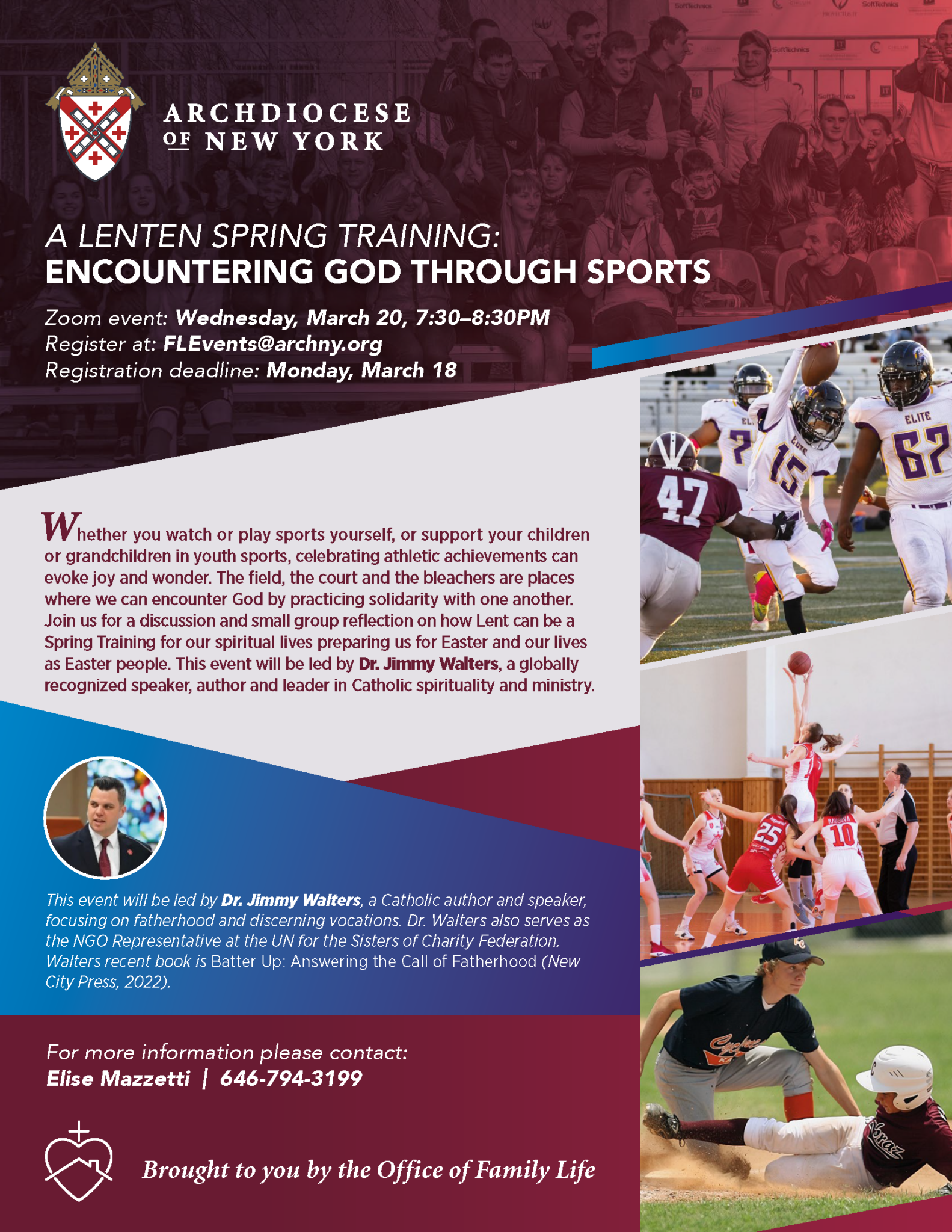 A Lenten Spring Training: Encountering God Through Sports - Archdiocese ...