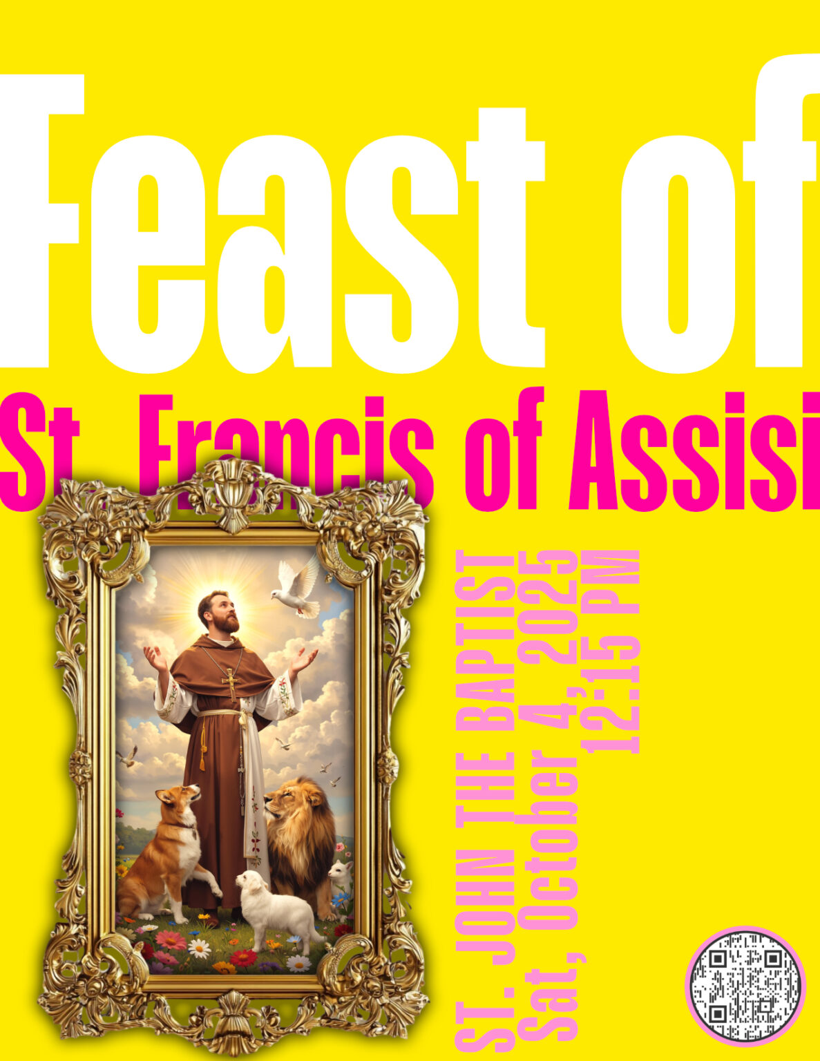 Christ-in-the-City - Feast of St. Francis of Assisi at St. John the ...