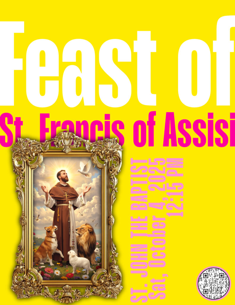 Christ-in-the-City - Feast of St. Francis of Assisi at St. John the ...