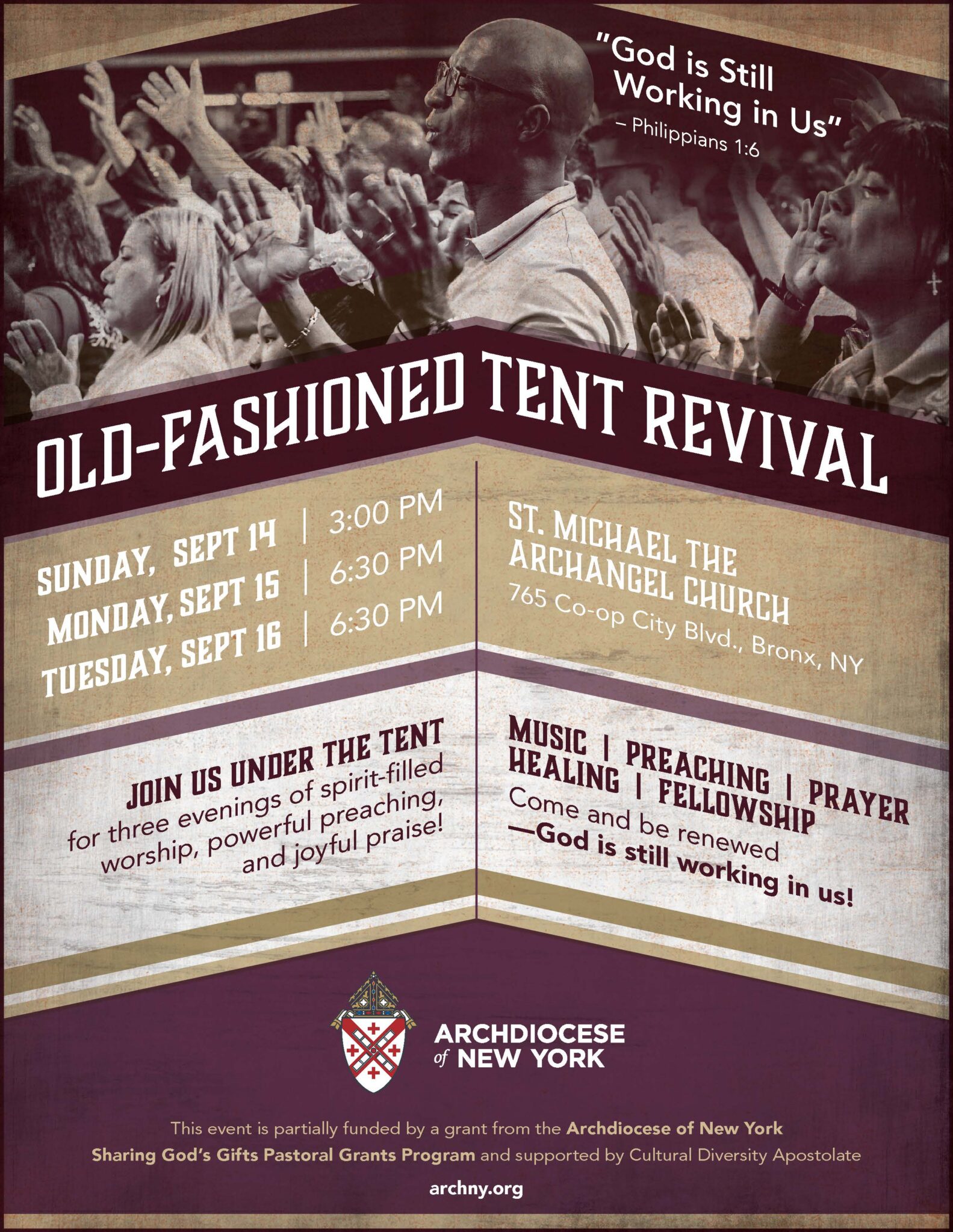 Old-Fashioned Tent Revival - Archdiocese of New York