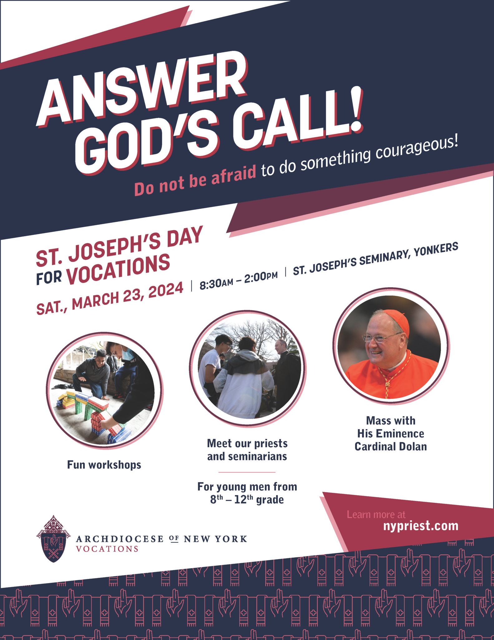 Answer God's Call: St. Joseph’s Day for Vocations - Archdiocese of New York