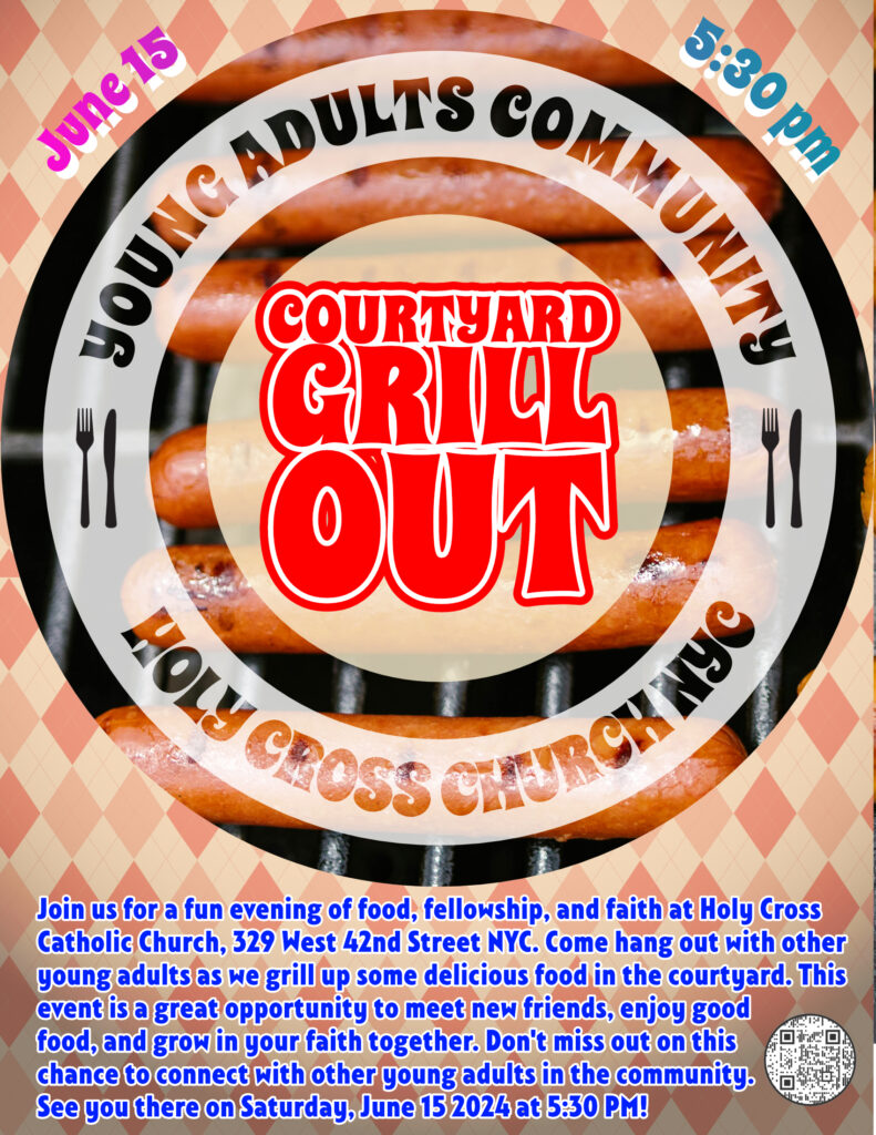 Christ-in-the-City - Young Adults Community - Courtyard Grill Out ...